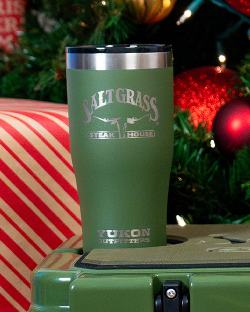 Saltgrass | Logo | Green Tumbler – Landry's Inc.