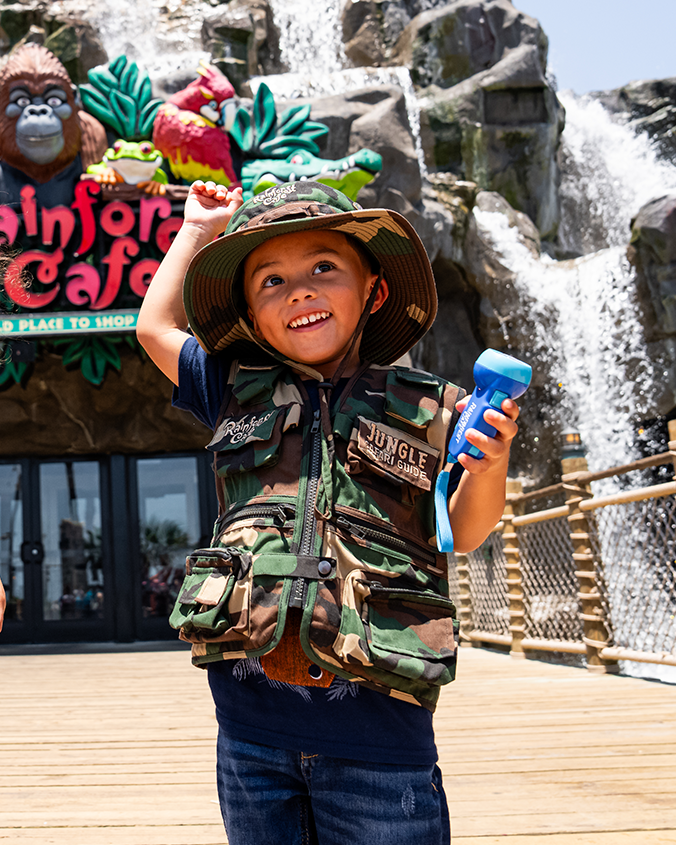 Rainforest Cafe Safari Vest & Hats – Landry's Inc.