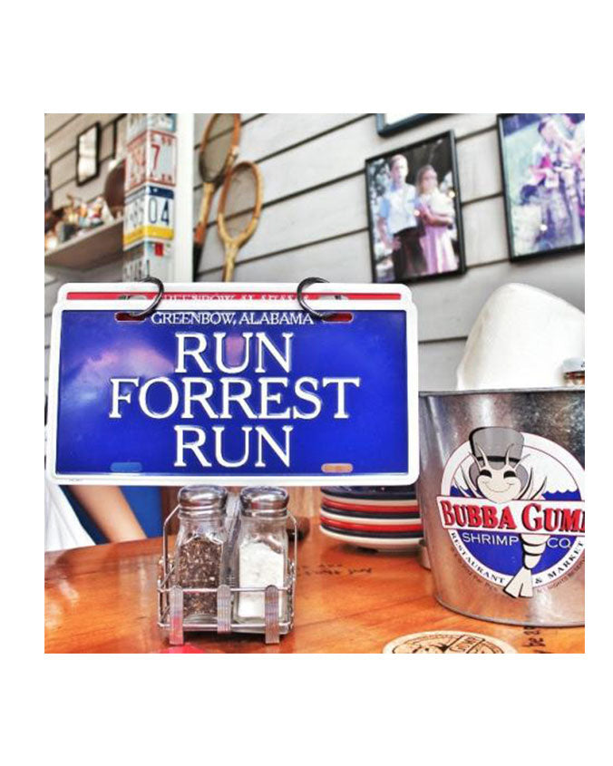 Bubba Gump | Run Forrest Run | License Plate – Landry's Inc.